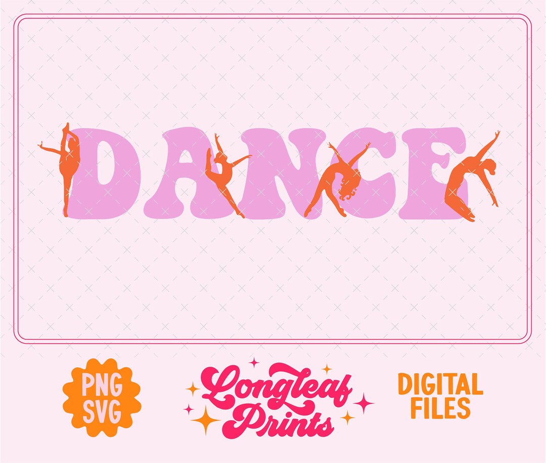 Dance Poses SVG PNG Digital Download T-shirt Design File - Etsy