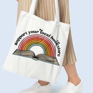 Support Your Local Bookstore Rainbow SVG PNG Digital Download Design ...