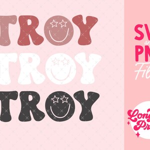 Troy Alabama Star Happy Face SVG Digital Download Design File - Etsy