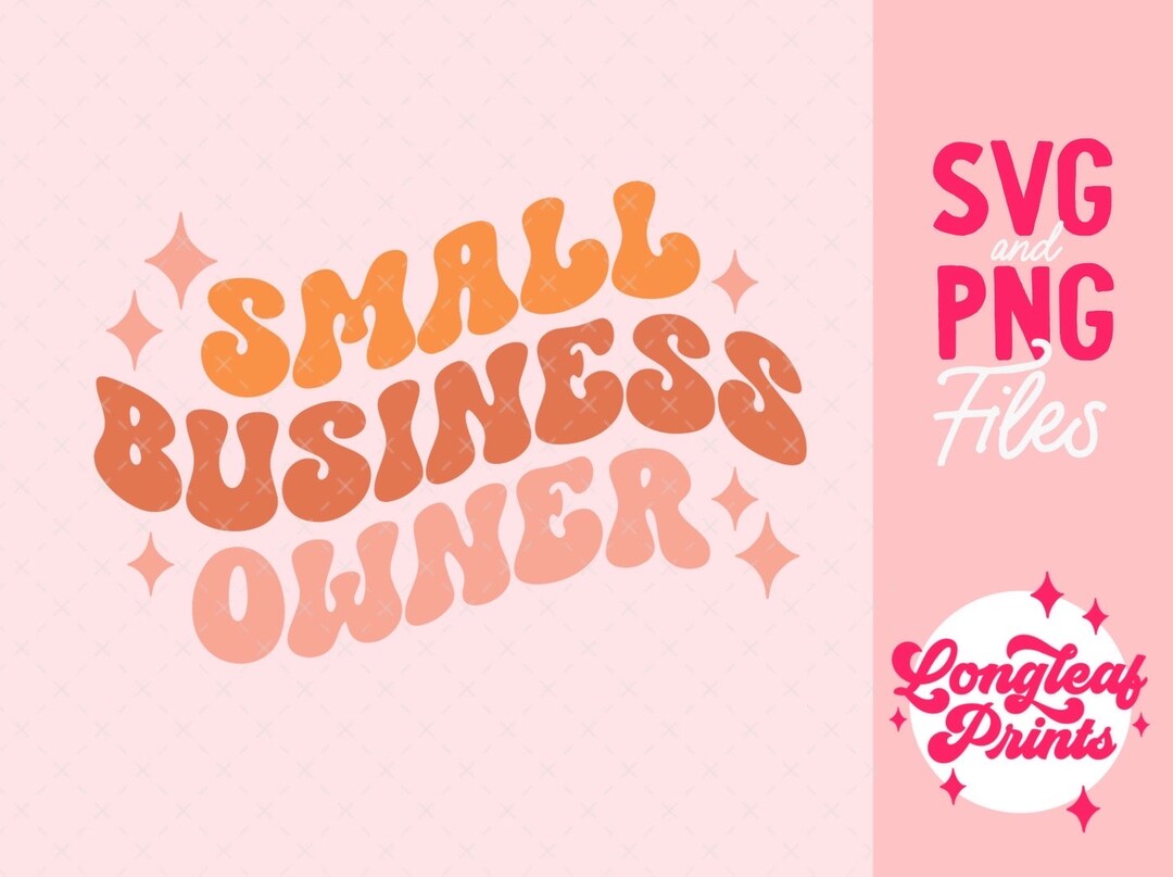Small Business Owner Retro SVG PNG Digital Download File for - Etsy