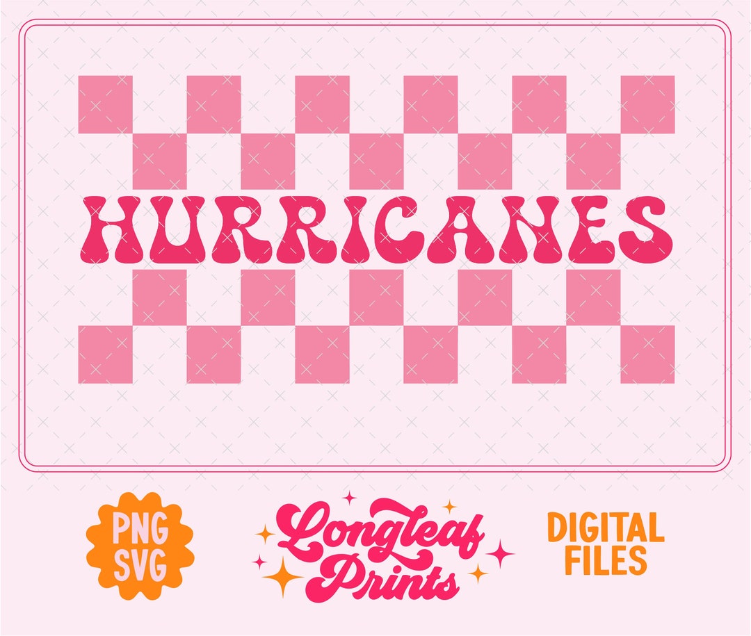 Hurricanes Checker Mascot SVG PNG Digital Download T-shirt Design File ...