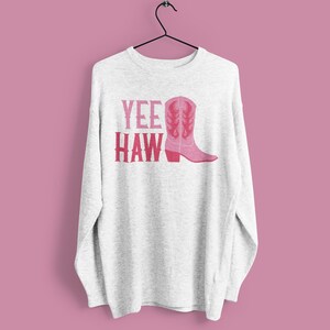 Yee Haw County Western Cowgirl Pink SVG PNG Digital Download Design ...