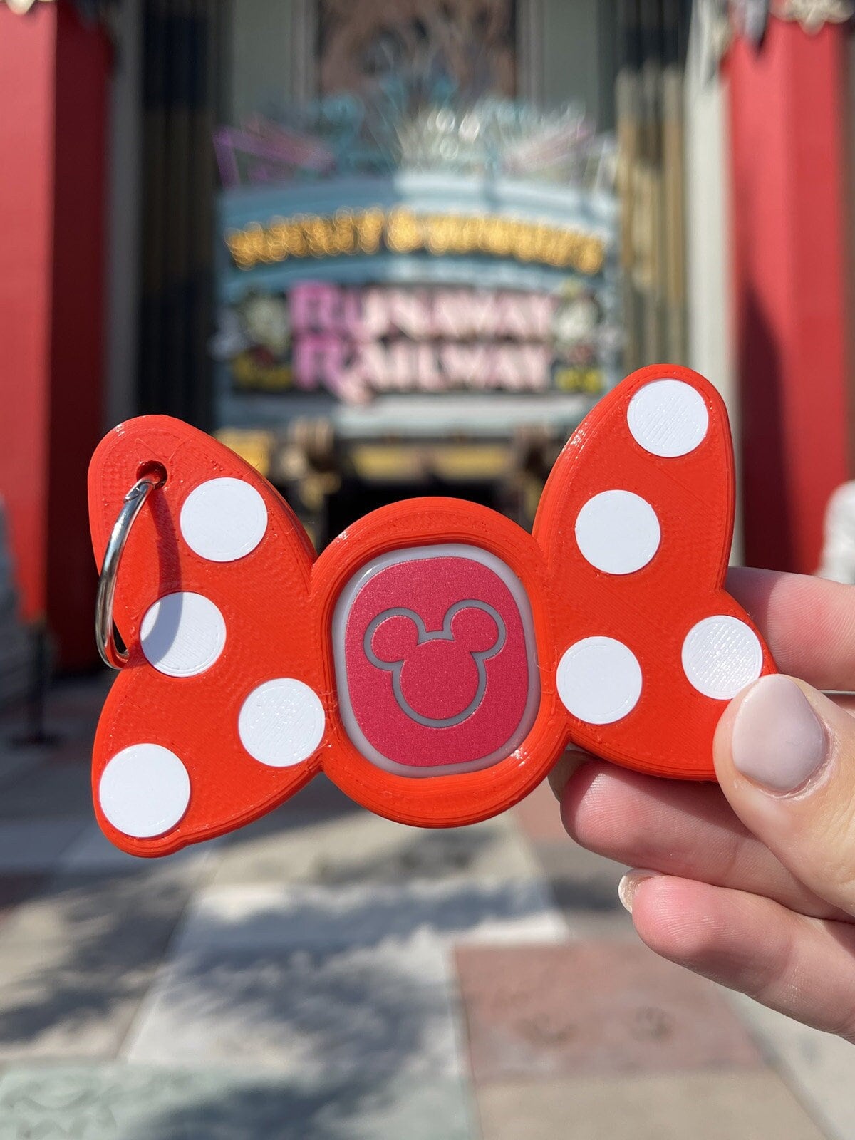 Minnie Mouse Pink Polka Dot Bow