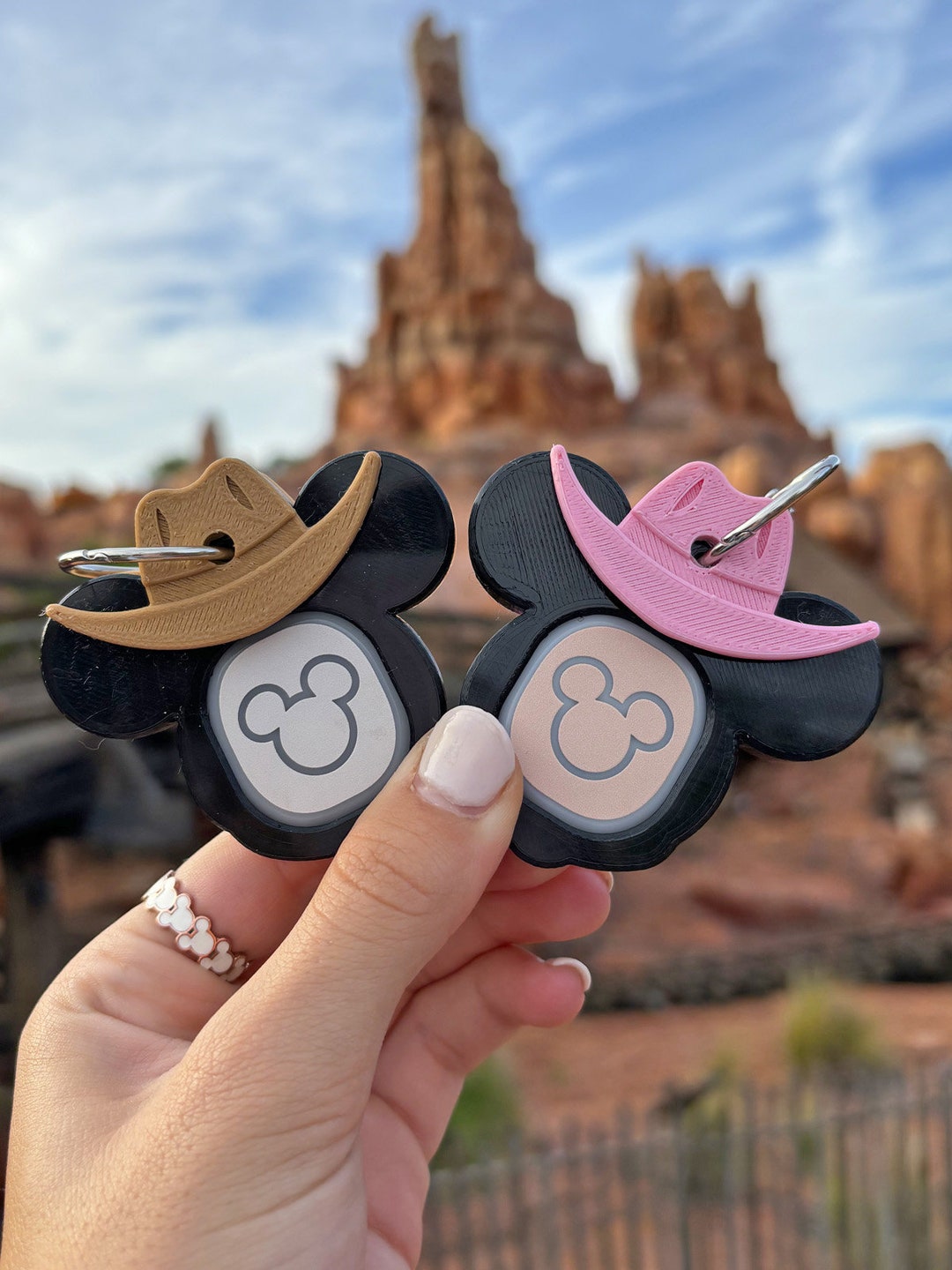 Cowboy Mouse Magic Band Buddy Plus - Disney Magicband+ Plus Puck Holder ...