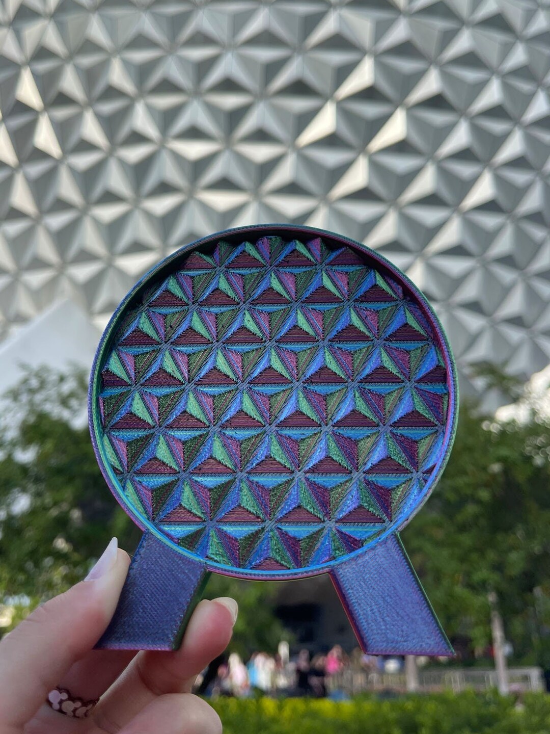 Grand and Magical Tri-color Drink Coaster - Etsy