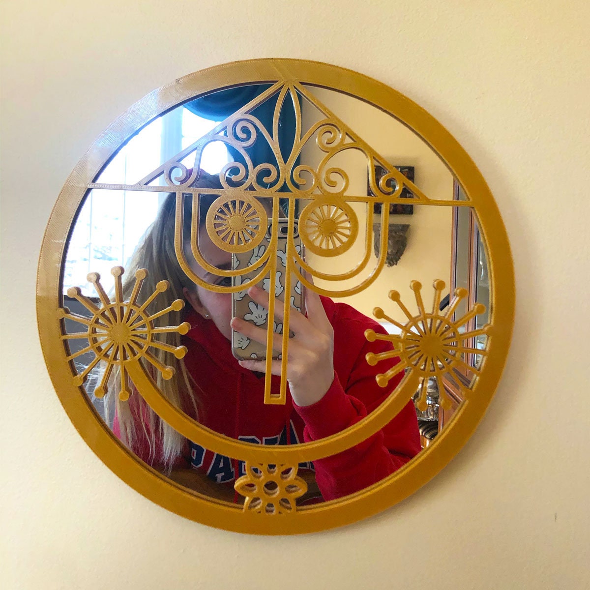 Small World Clock Face Mirror - Etsy