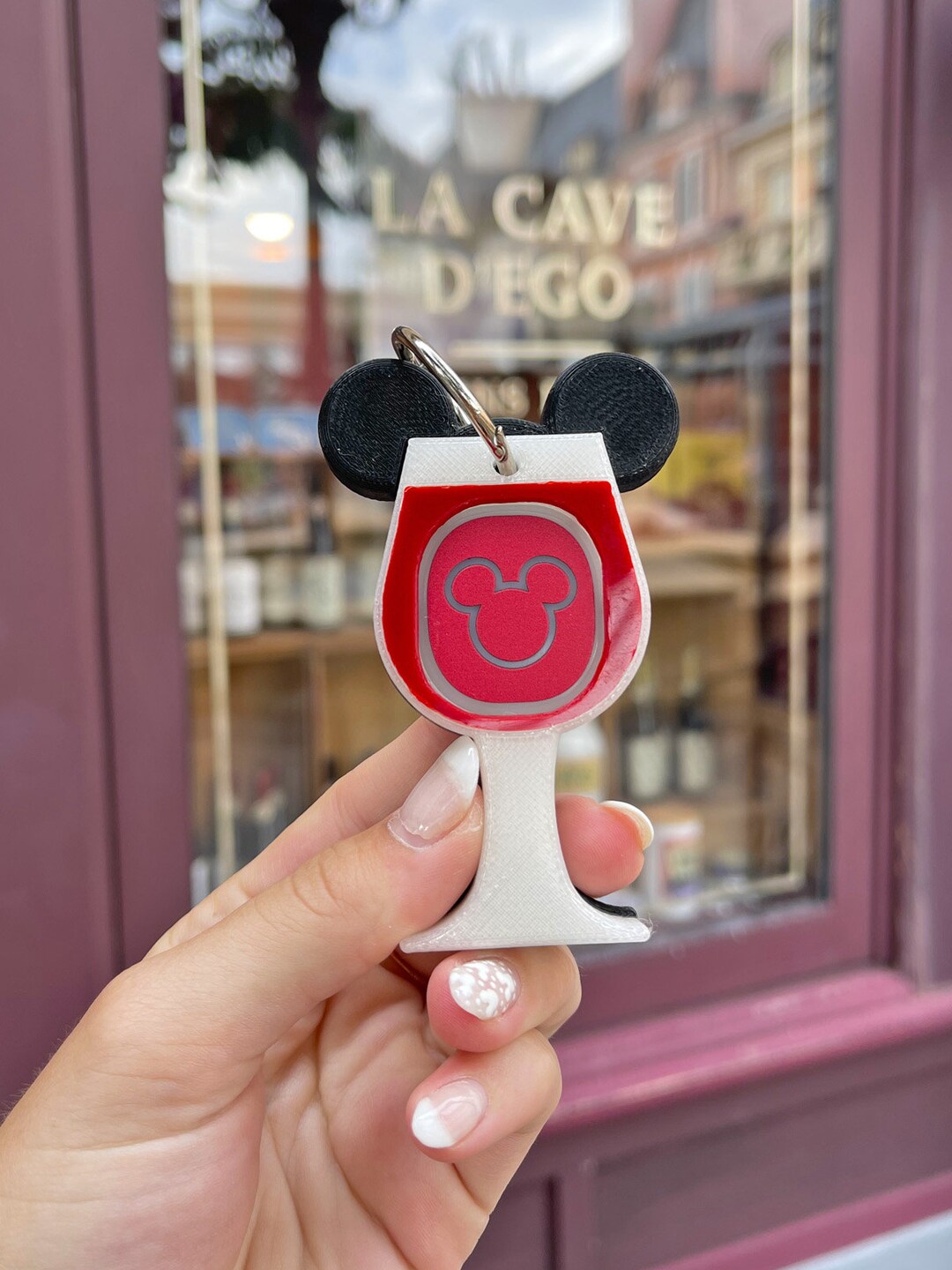 Wine Glass Magic Band Buddy - Disney Magicband+ Plus Puck Holder Icon ...