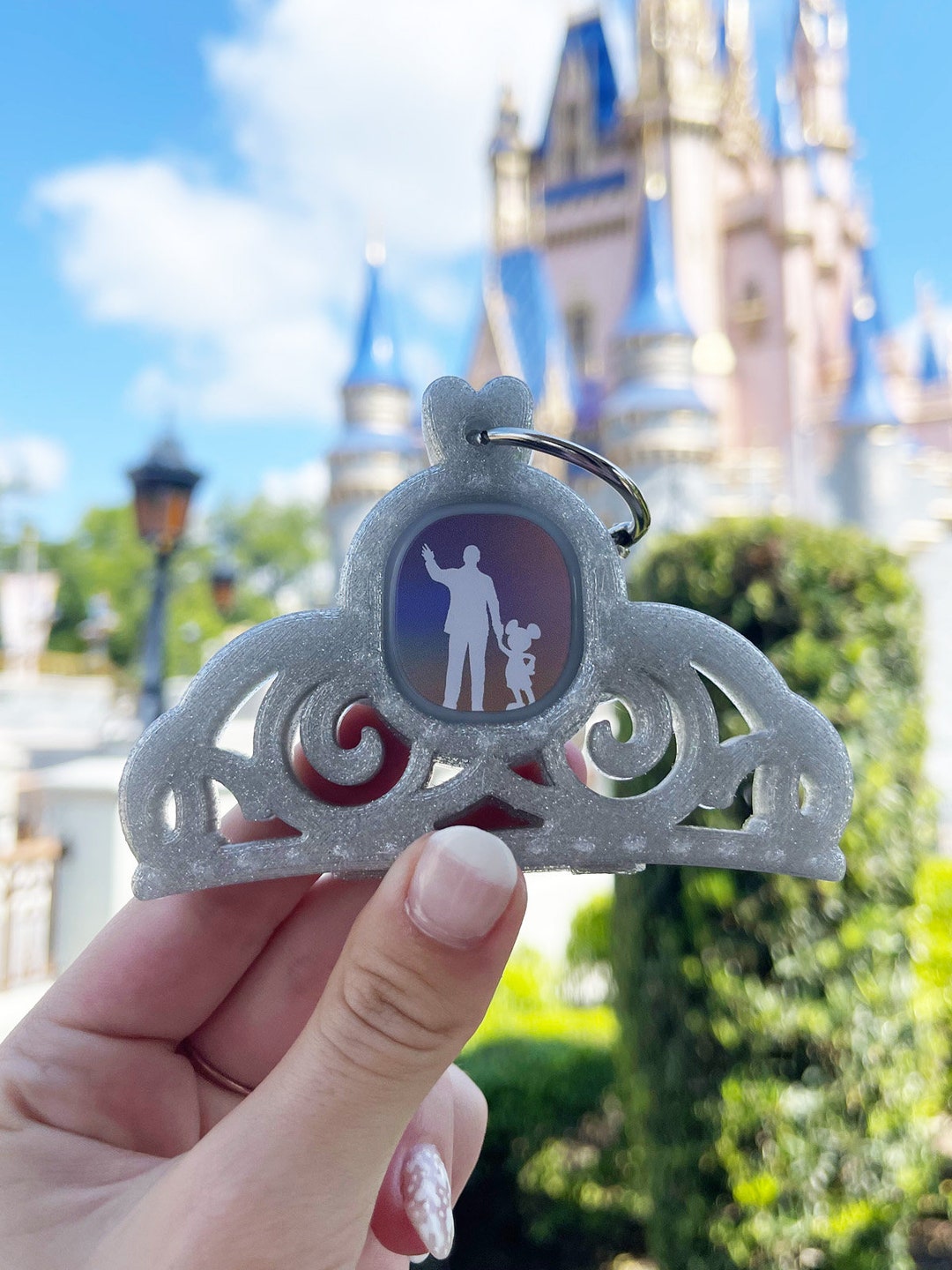 Princess Tiara Magic Band Buddy - Disney Magicband+ Plus Puck Holder ...