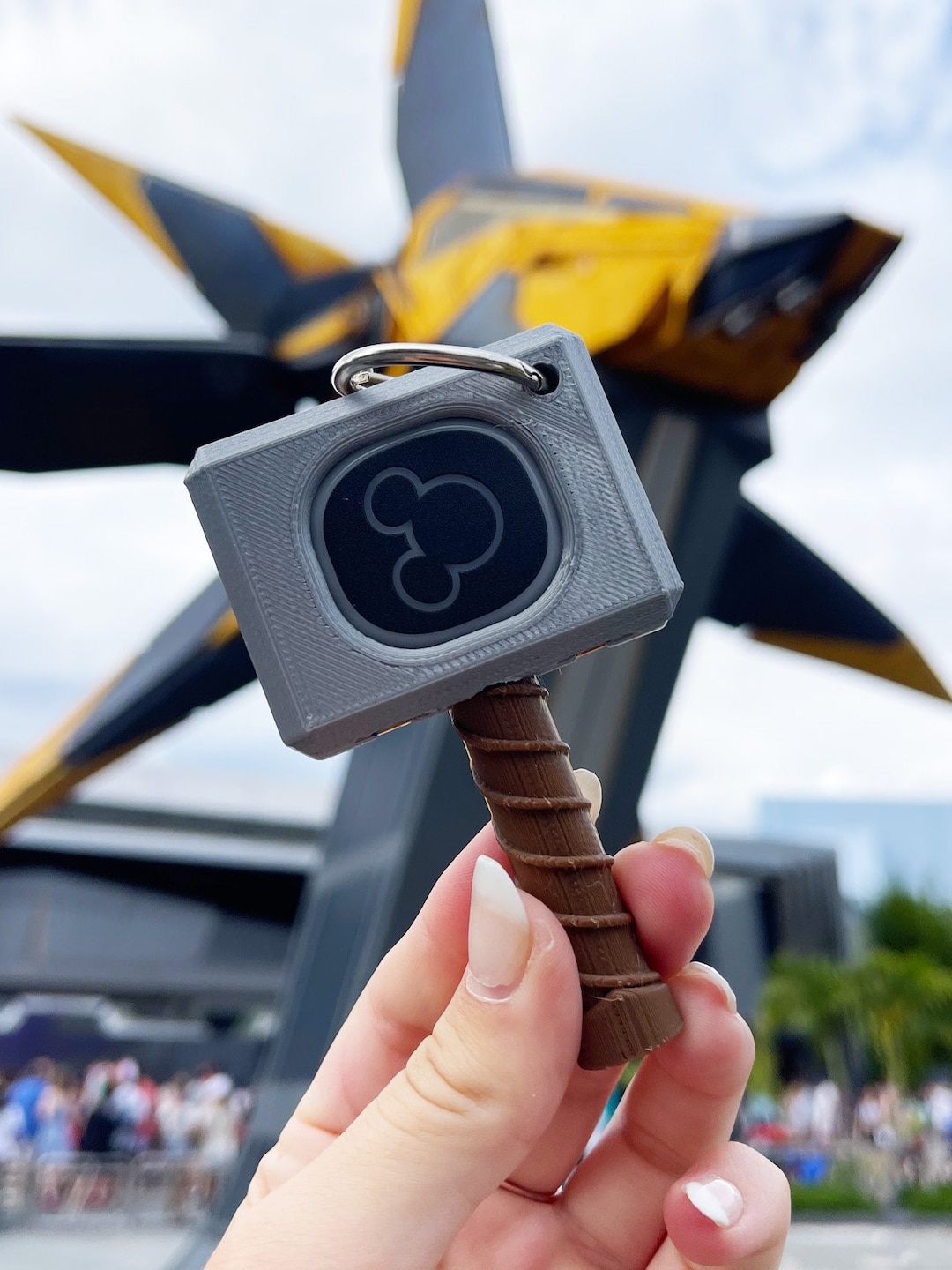 Thor's Hammer Magic Band Buddy - Disney Magicband+ Plus Puck Holder ...