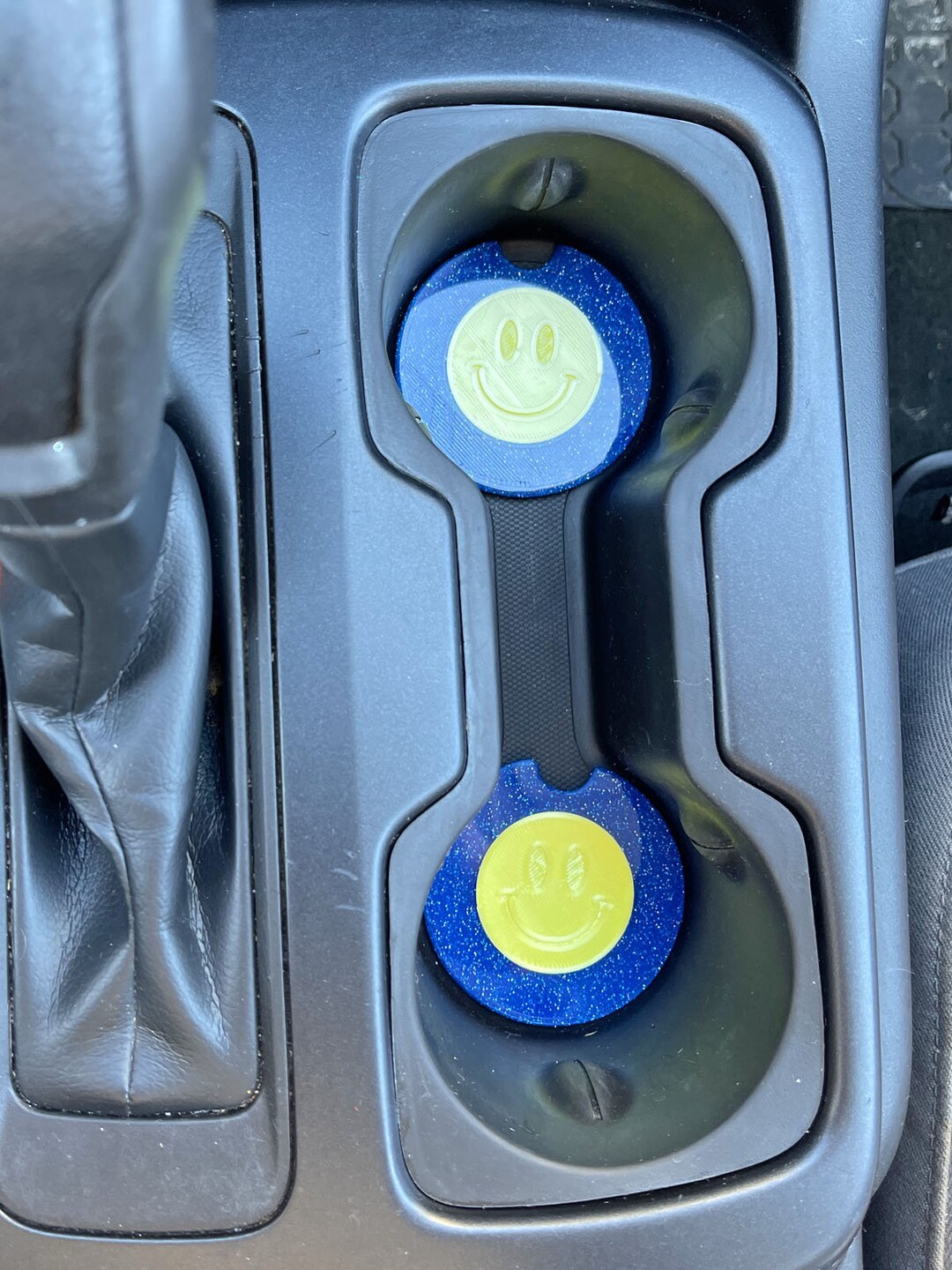 Smiley Face Car Coasters Set of 2 - Etsy