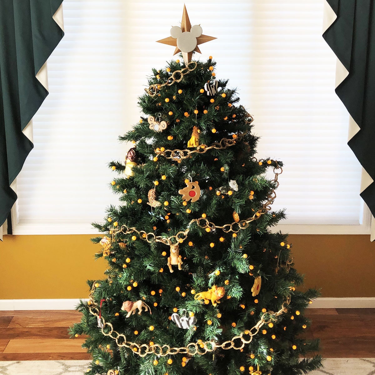 Custom Color Christmas Tree Topper Star With Icon Mickey - Etsy