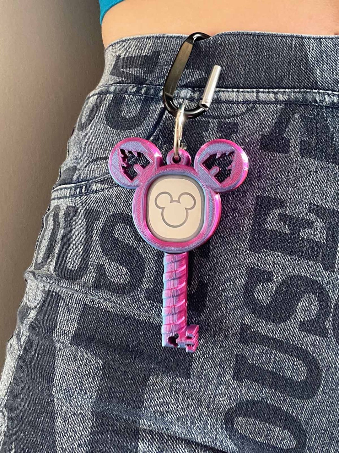 Dual Color Magic Key Magic Band Buddy - Disney Magicband+ Plus Puck ...