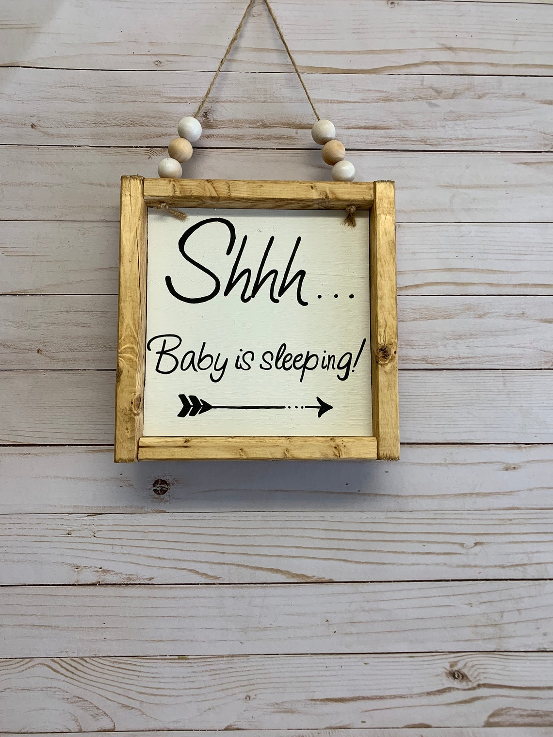 Shhh Baby is Sleeping Baby Sleeping Sign Baby Sleeping - Etsy