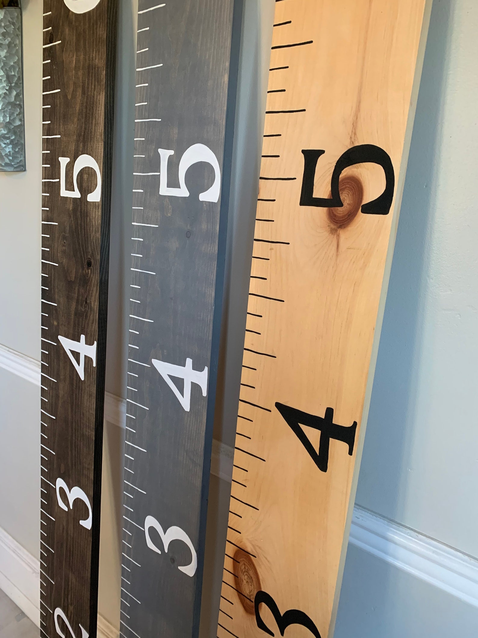 Huge Measuring Growth Chart, Family Growth Chart, Giant Ruler, Baby ...