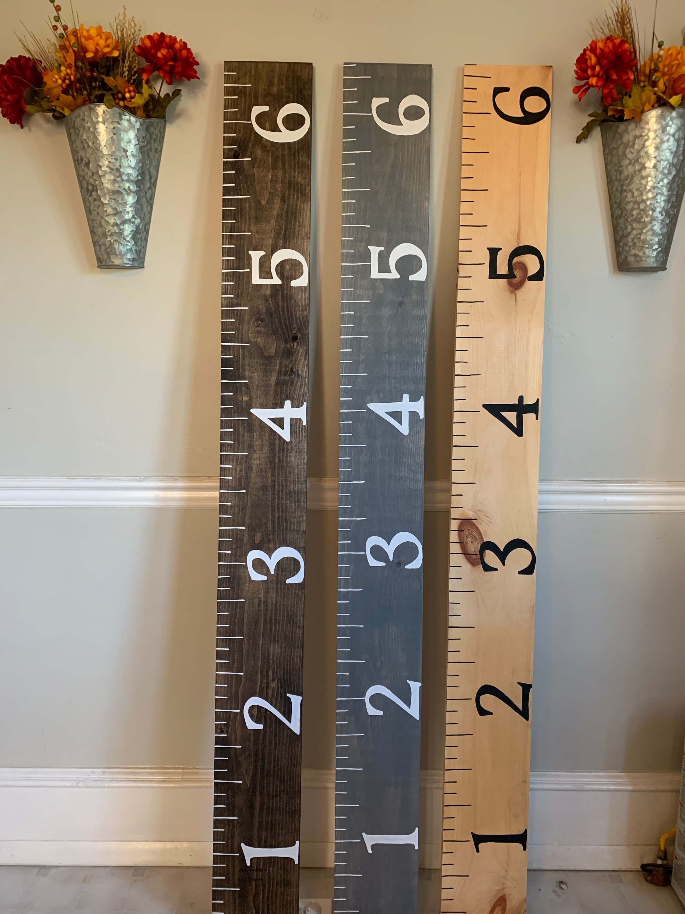 Huge Measuring Growth Chart, Family Growth Chart, Giant Ruler, Baby ...