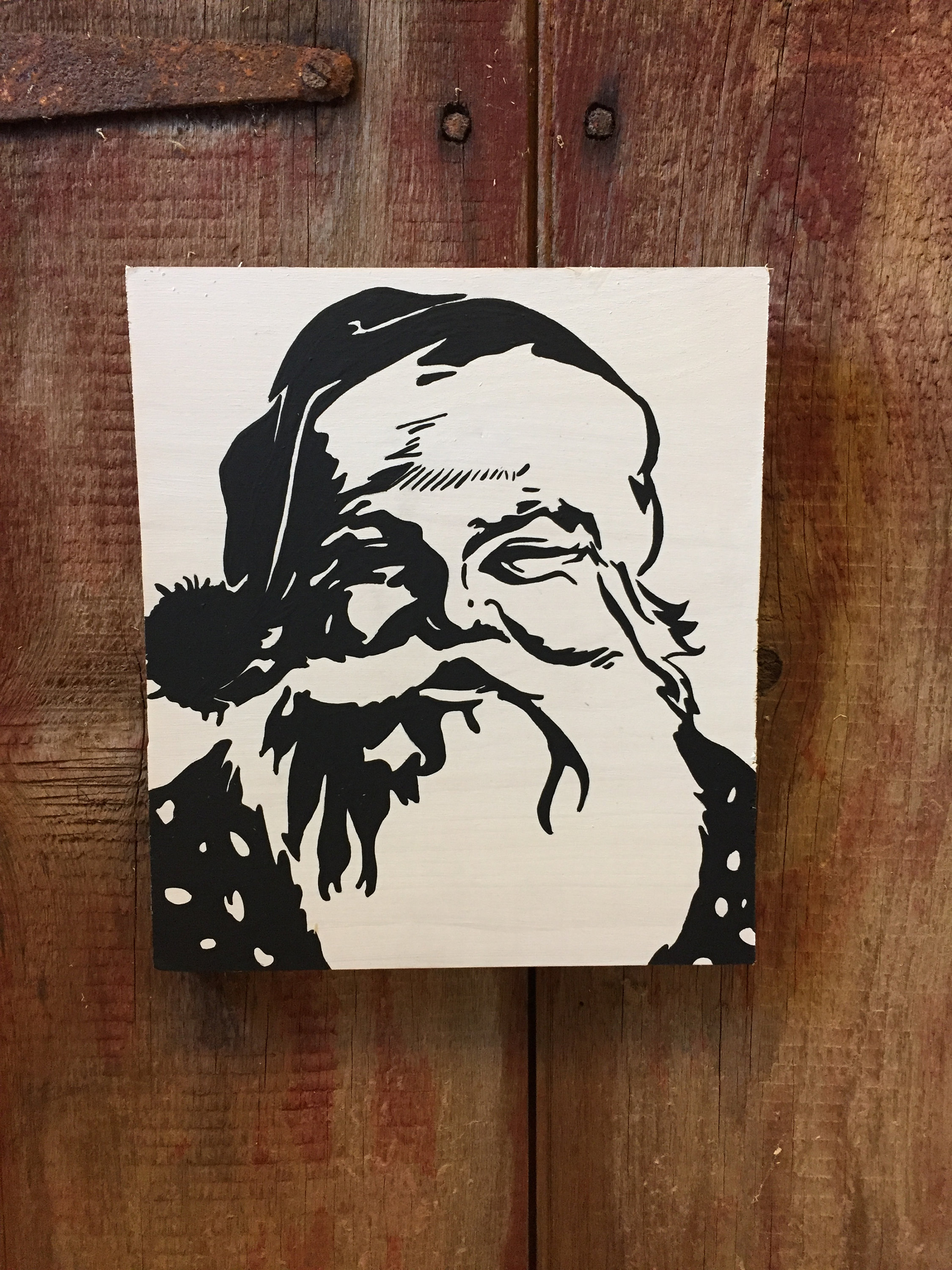Santa Claus Santa Claus Sign Wood Santa Claus Santa Sign | Etsy