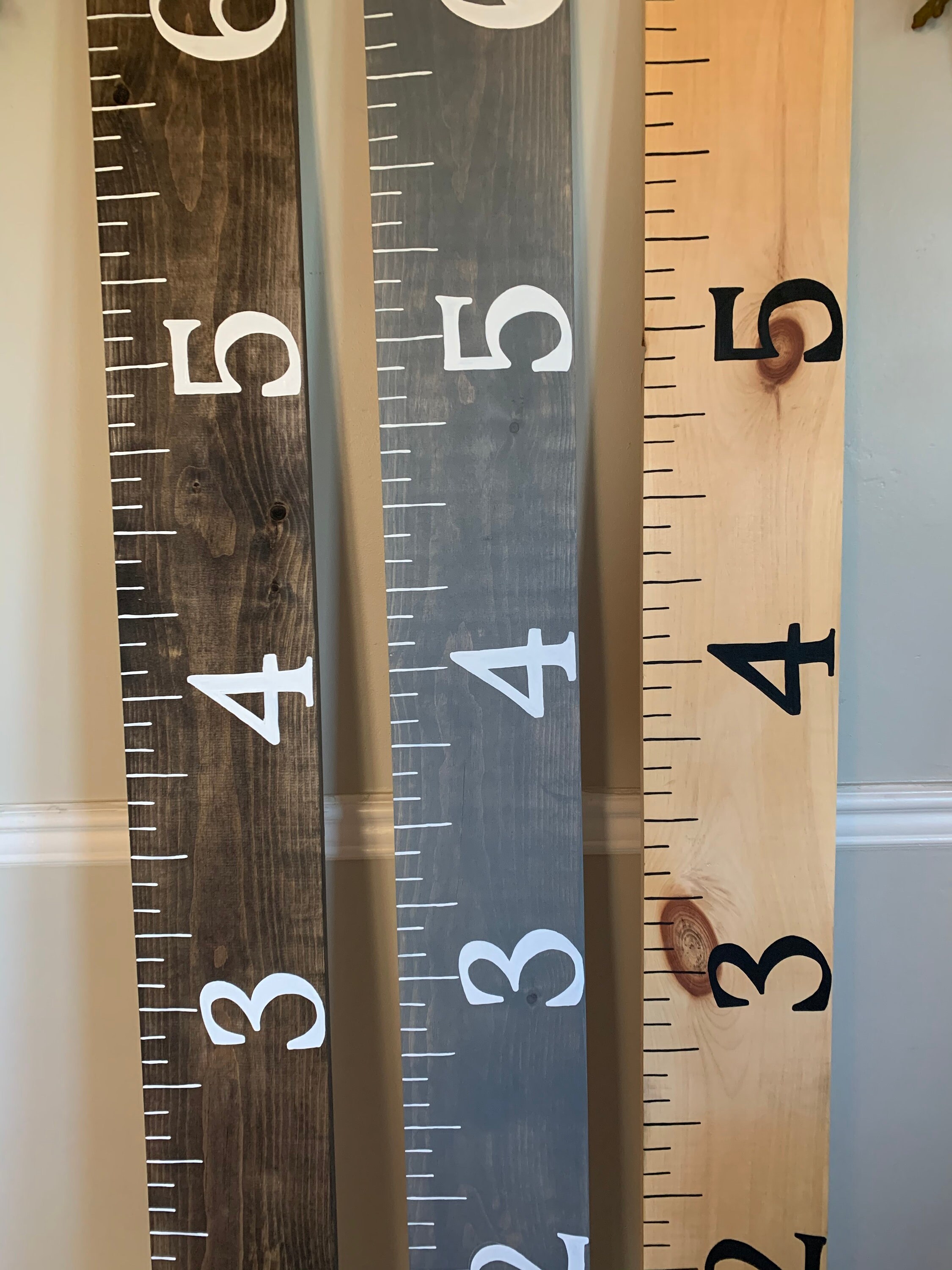 Huge Measuring Growth Chart, Family Growth Chart, Giant Ruler, Baby ...