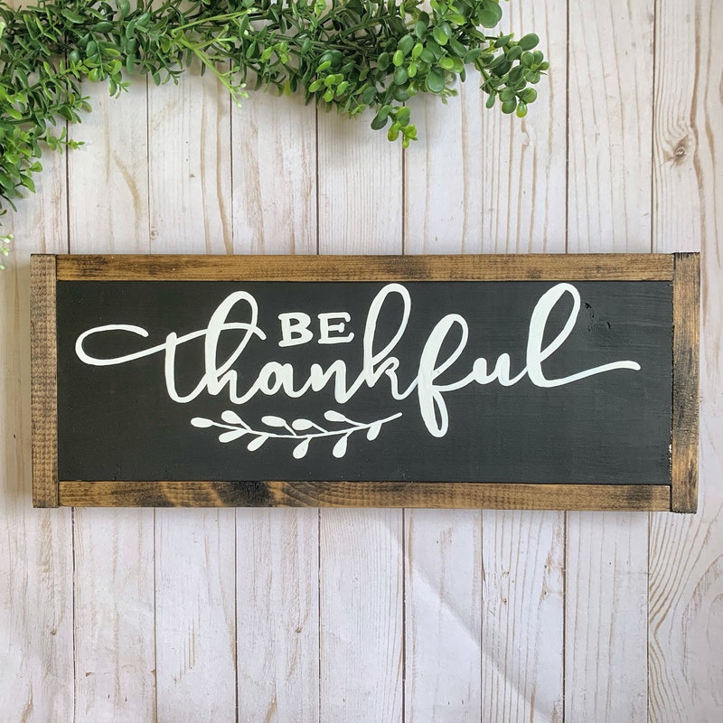 Thankful Sign - Etsy