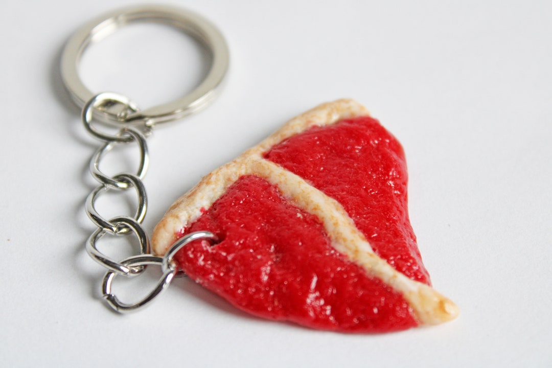Handmade T-bone Steak Keychain: Polymer Clay Miniature Food Charm - Etsy