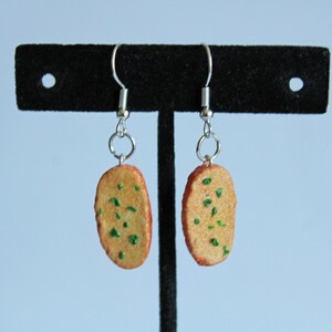 Garlic Bread Earrings | Realistic Food Jewelry | Original or Cheesy ...