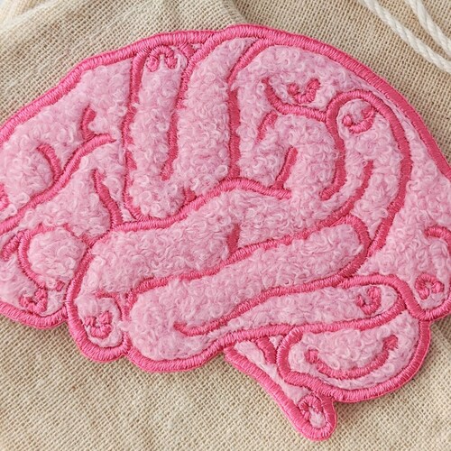 Fuzzy Chenille Mouse Pointer Iron-on Patch - Etsy