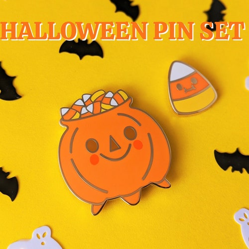 Cornelius Corn Hard Enamel Pin Cute Candy Corn Halloween - Etsy