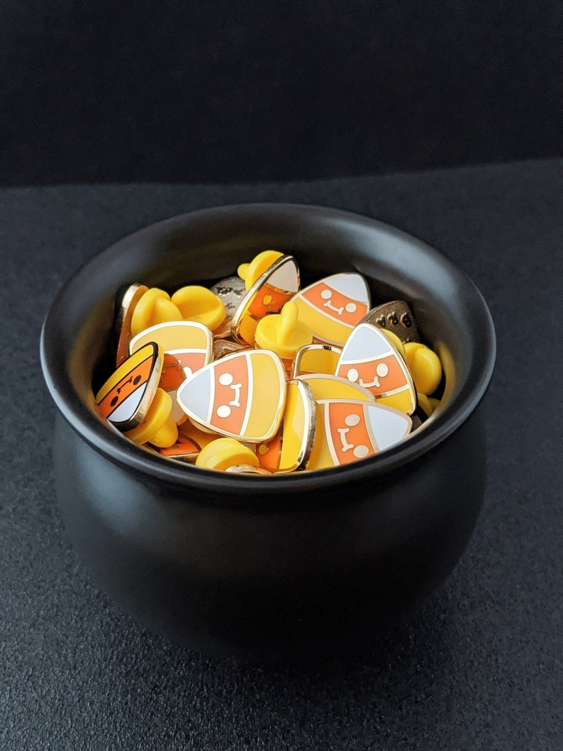 Cornelius Corn Hard Enamel Pin Cute Candy Corn Halloween | Etsy