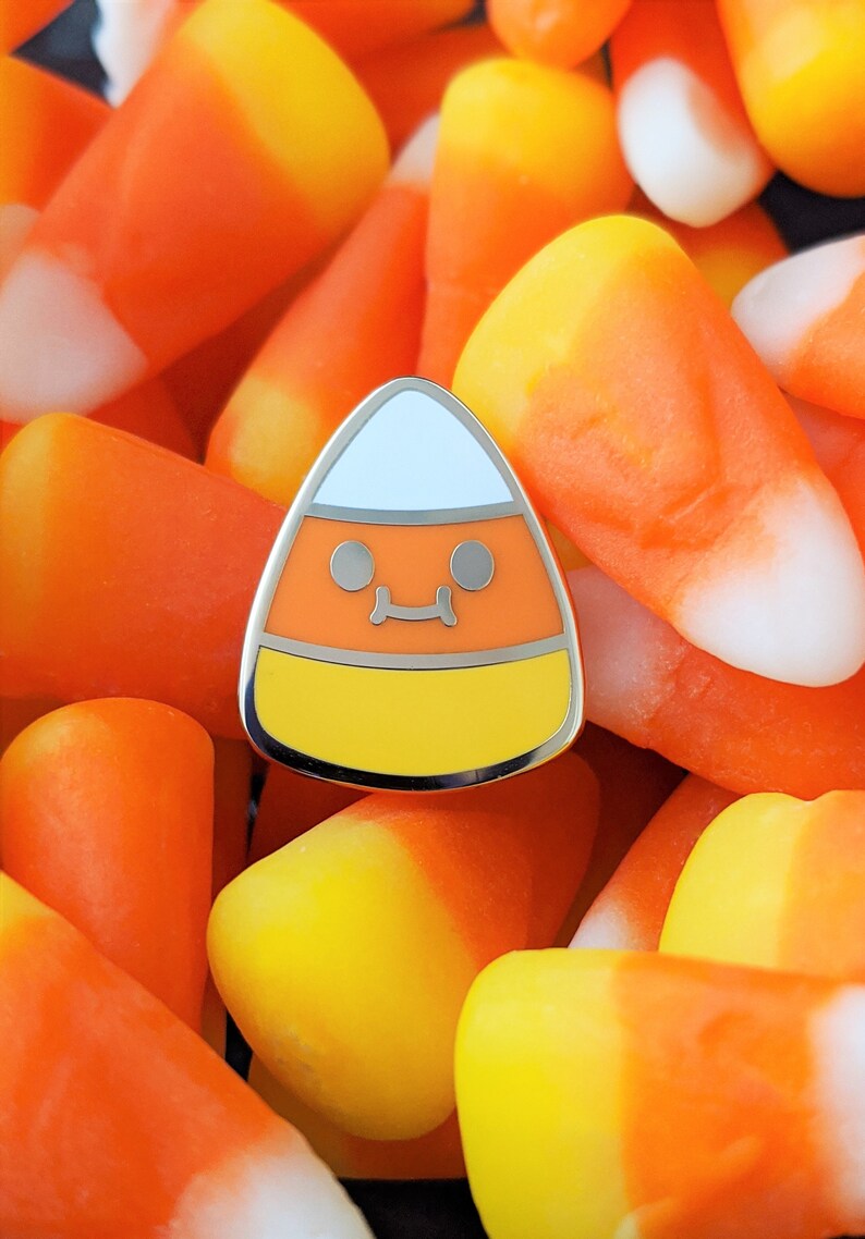 Cornelius Corn Hard Enamel Pin Cute Candy Corn Halloween - Etsy