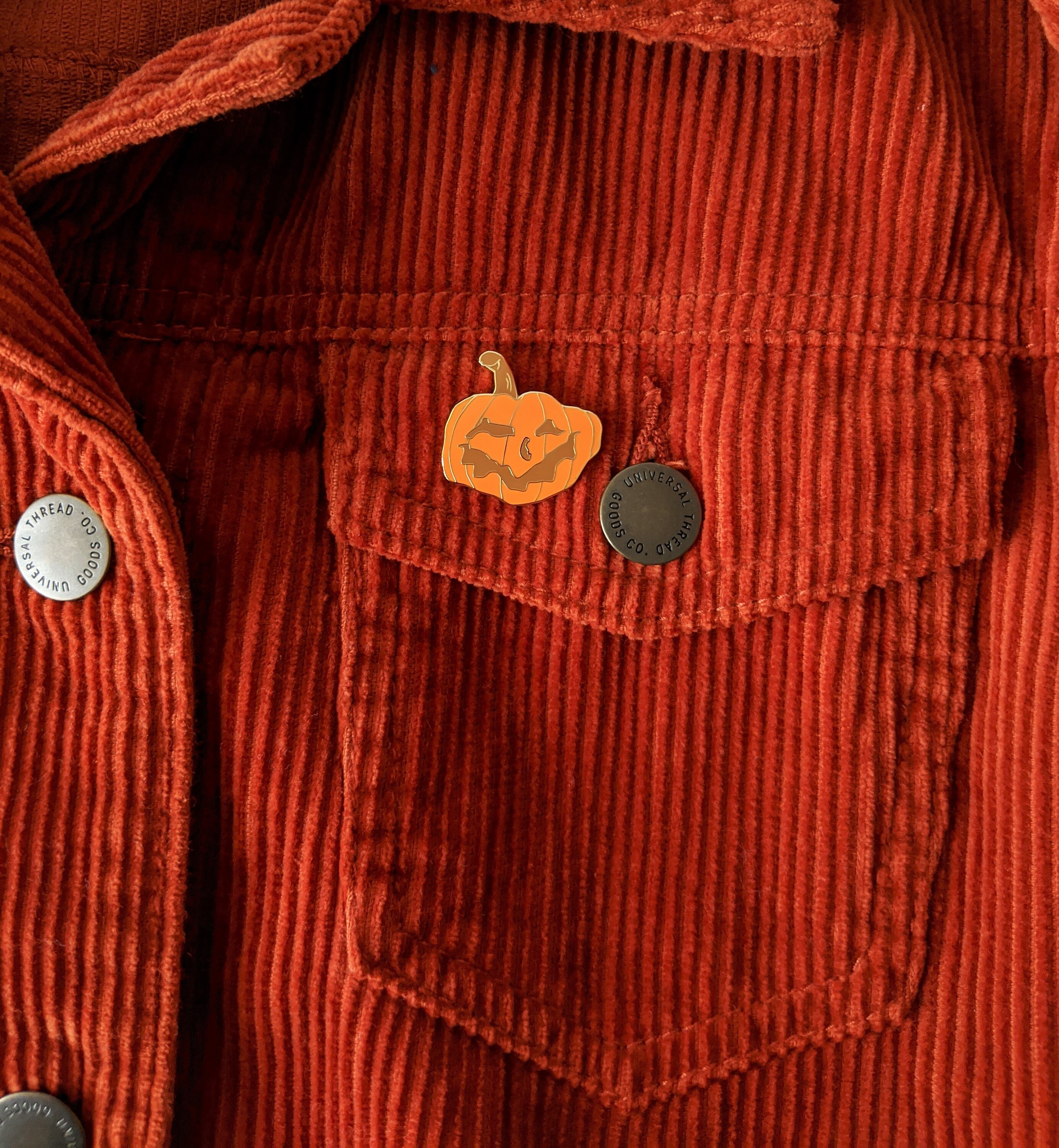 Moldy Boy Hard Enamel Pin Spooky Cute Halloween Pumpkin - Etsy
