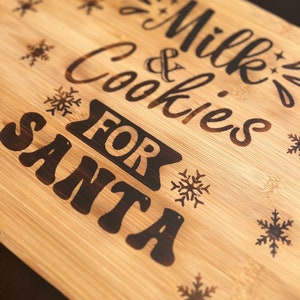 Santa Cookie Board - Etsy
