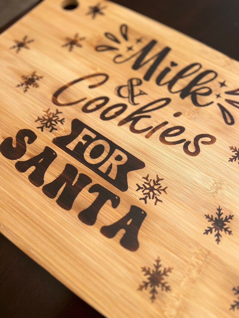 Santa Cookie Board - Etsy