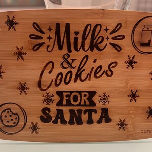 Santa Cookie Board - Etsy