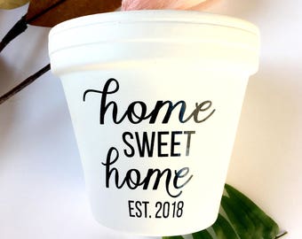 Personalized flower pot | Etsy