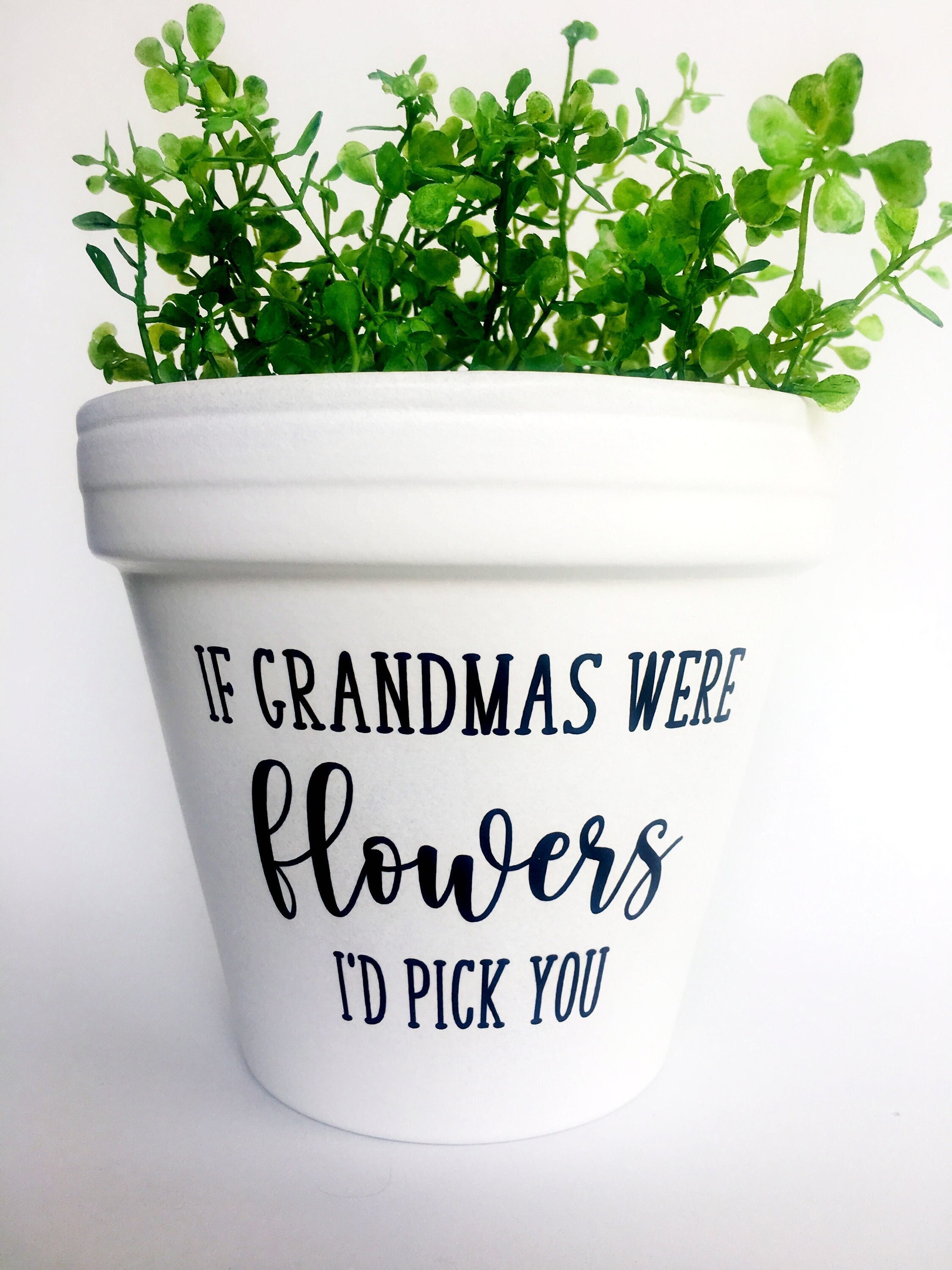 If Grandmas Were Flowers I'd Pick You Gift for Grandma - Etsy