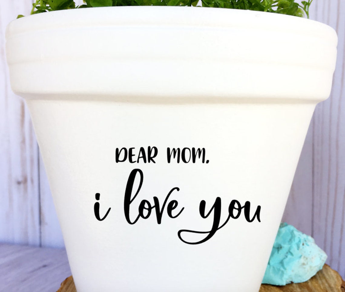 Dear Mom I Love You Mothers Day Gift Mother's Day Gift | Etsy