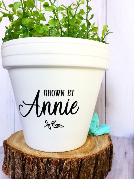 Personalized Flower Pots With Names Personalized Pet Memorial Plant