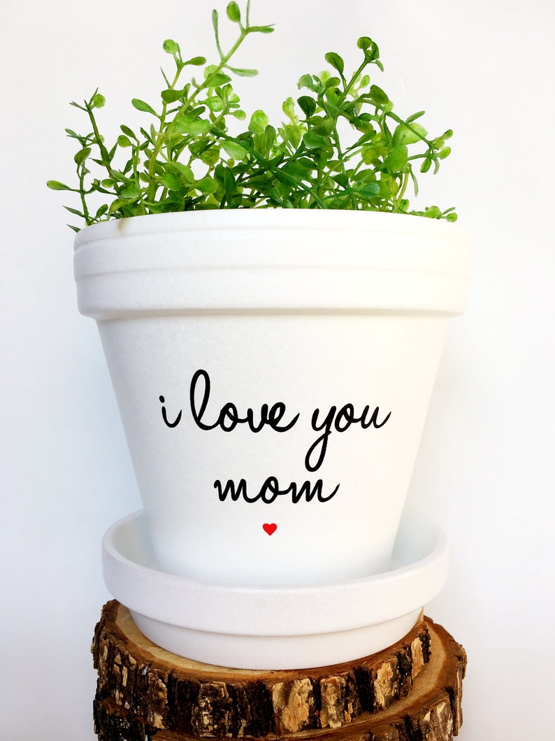 I Love You Mom, Mother's Day, Mothers Day, Mother's Day Flower Pot ...