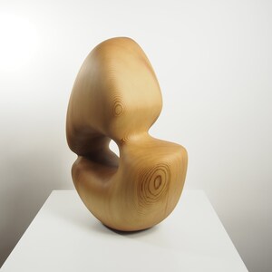 Fine Art Wood Sculpture - Incipient Dyad No.2 - Hand Carved in Western ...