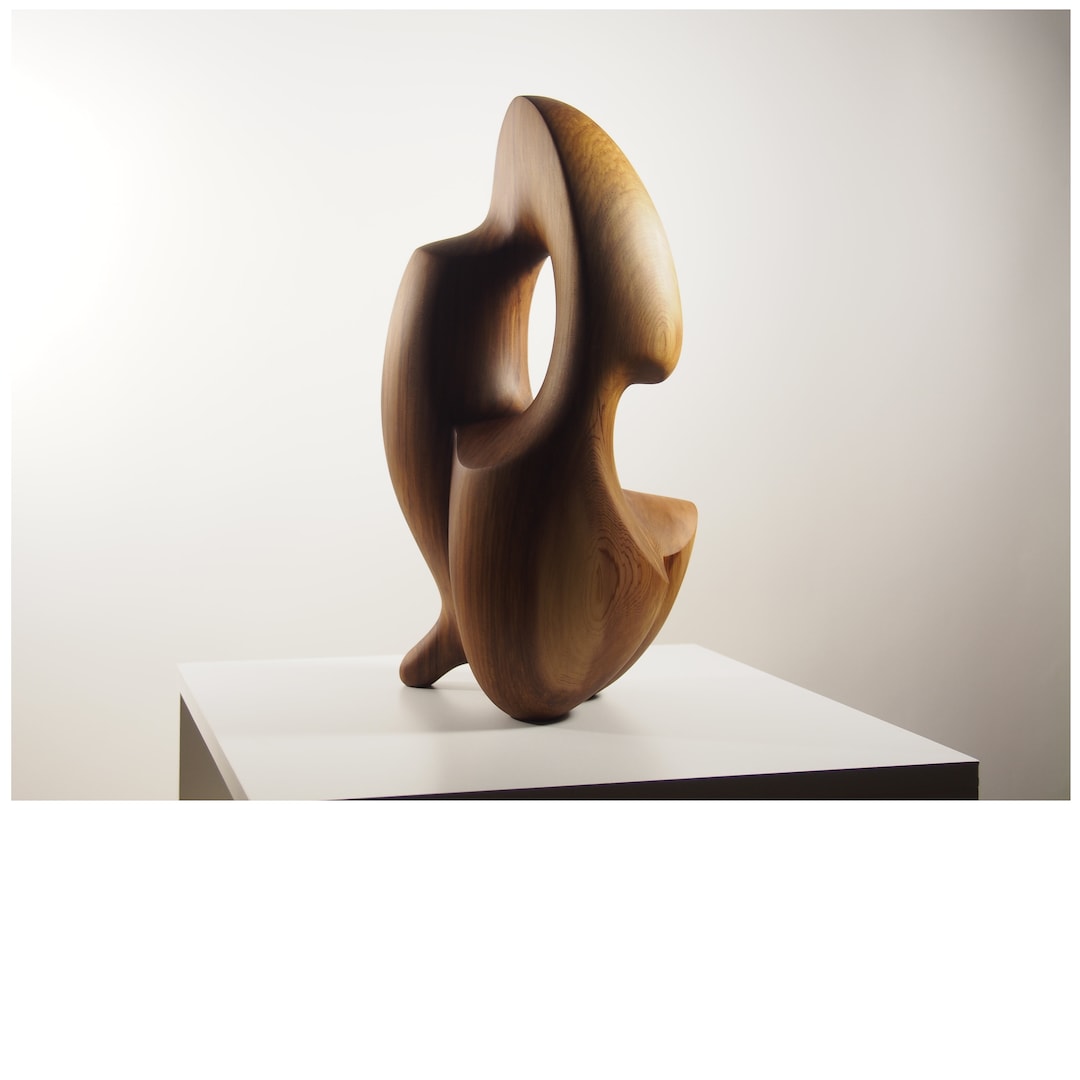 Fine Art Wood Sculpture - Permeable Existence No.7 - Modern Abstract ...