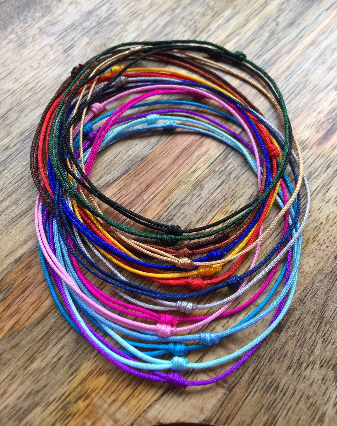 Waterproof Bracelet, Nylon String Bracelet, Back to School Bracelet ...