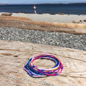 Waterproof Bracelet, Nylon String Bracelet, I Miss You Bracelet, Surfer ...