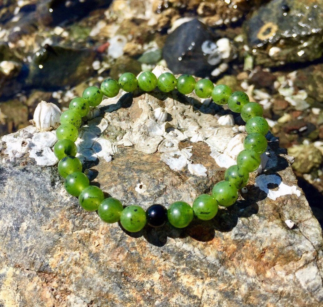Jade Bracelet, Canadian Jade Bracelet, Canadian Nephrite Jade, Green ...