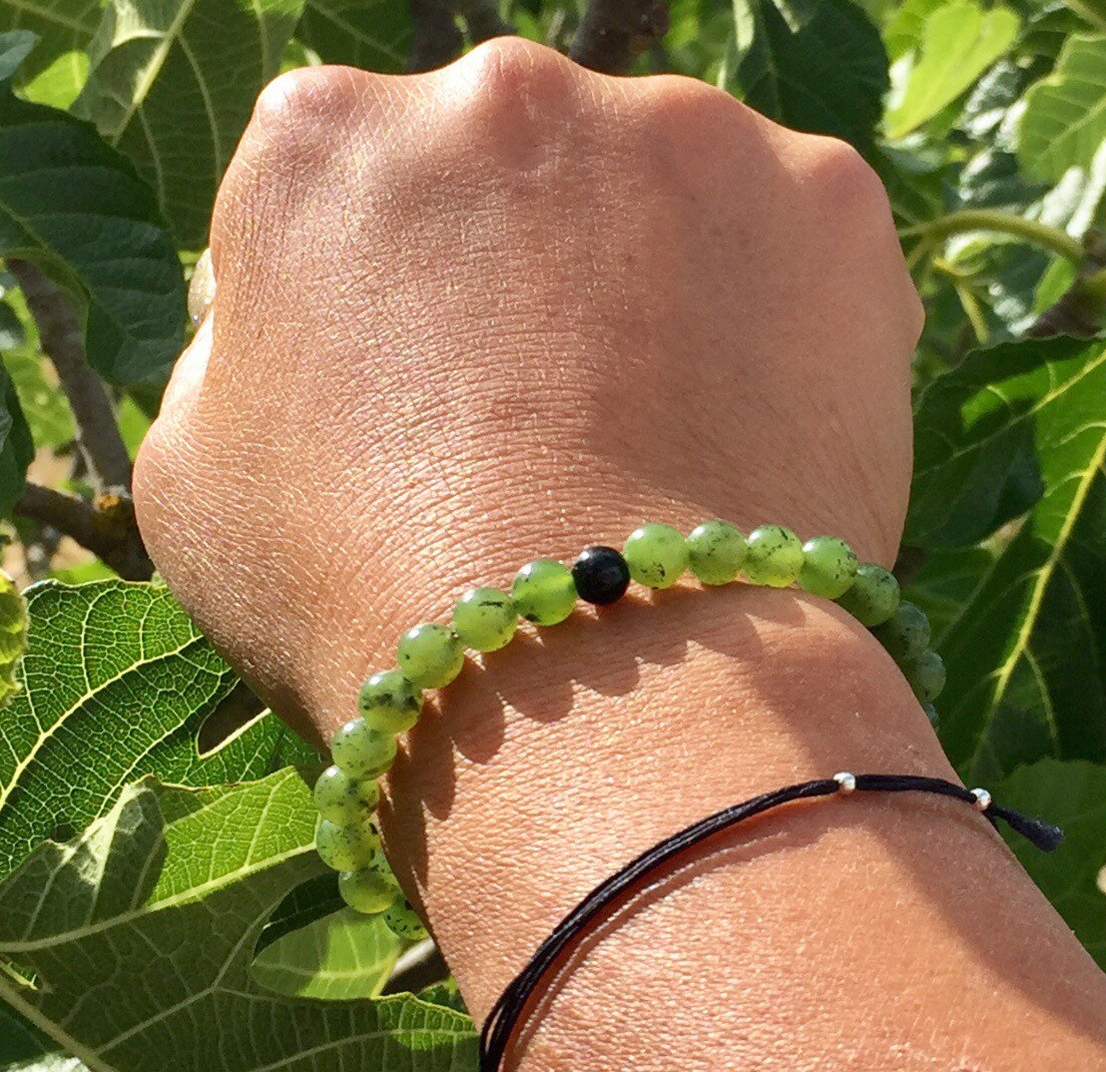 Jade Bracelet, Canadian Jade Bracelet, Canadian Nephrite Jade, Green ...