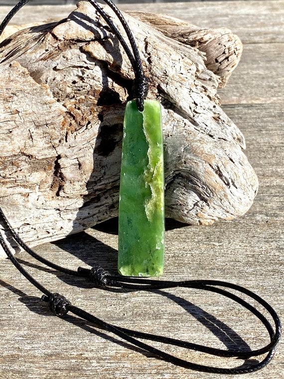 Authentic Natural Canadian Jade Nephrite Jade Pendant | Etsy
