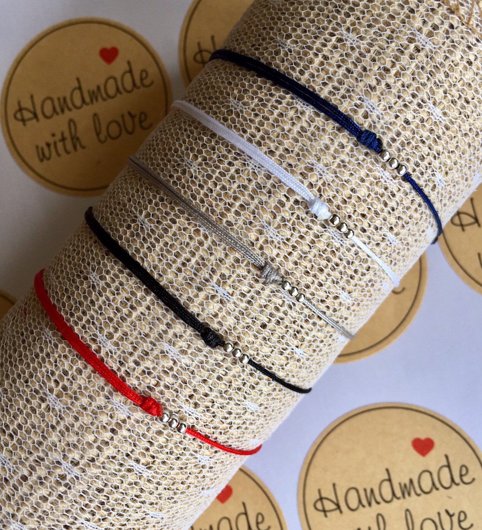 Waterproof Bracelet. 925 Sterling Silver Beads Lucky Red - Etsy