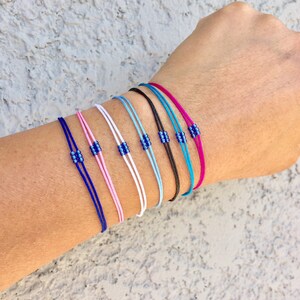 Waterproof Bracelet, Nylon String Bracelet, I Miss You Bracelet, Surfer ...