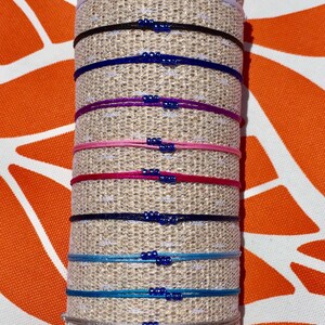 Waterproof Bracelet, Nylon String Bracelet, I Miss You Bracelet, Surfer ...