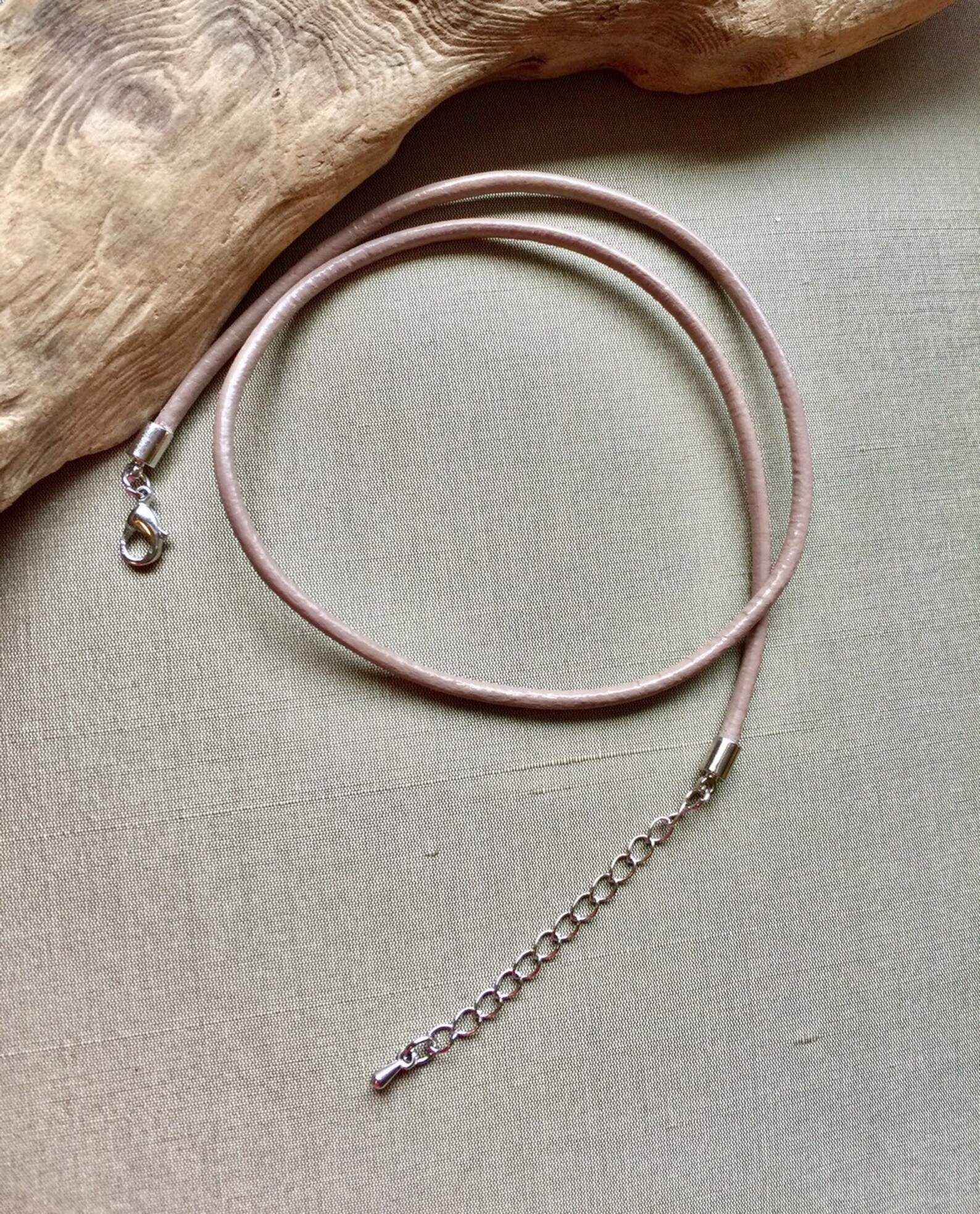 3mm Leather Cord Choker, Black Braided Leather, Natural Leather Cord ...