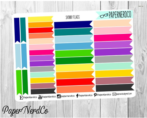 Skinny Flags | Etsy
