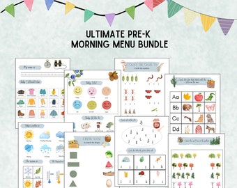 Seasonal Morning Menu Covers Morning Time Binder Covers - Etsy